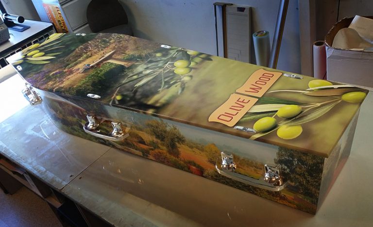 Coffin Wraps | Perth Graphics Centre