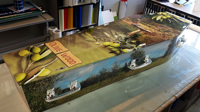 Coffin Wraps | Perth Graphics Centre