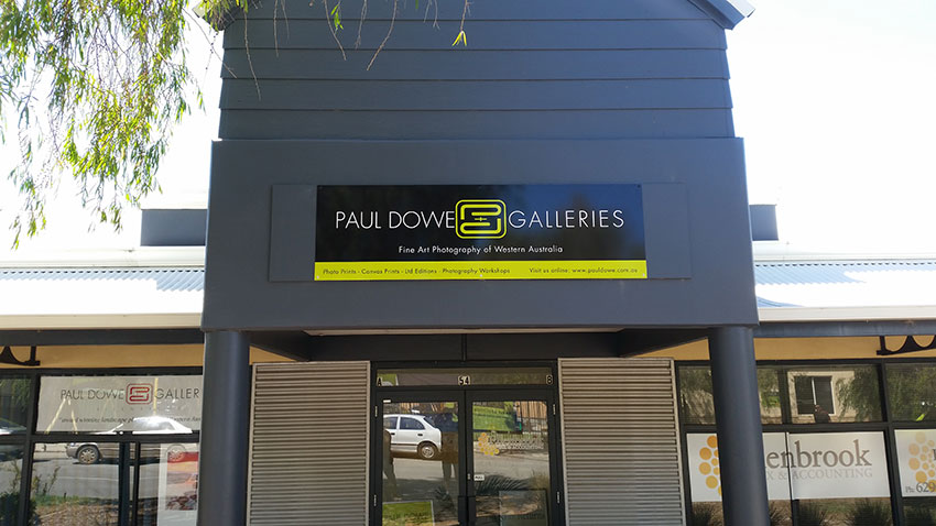 Signs for photography gallery | Perth Graphics Centre