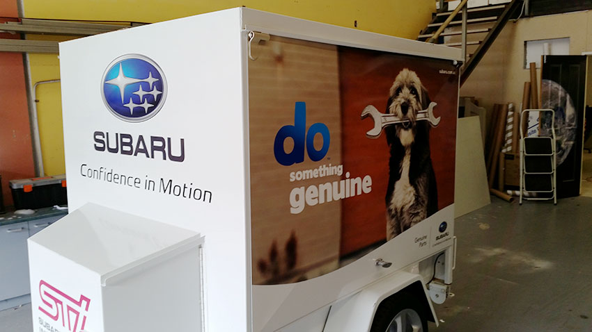 Trailer signage: Perth car dealership wraps its trailer | Perth ...